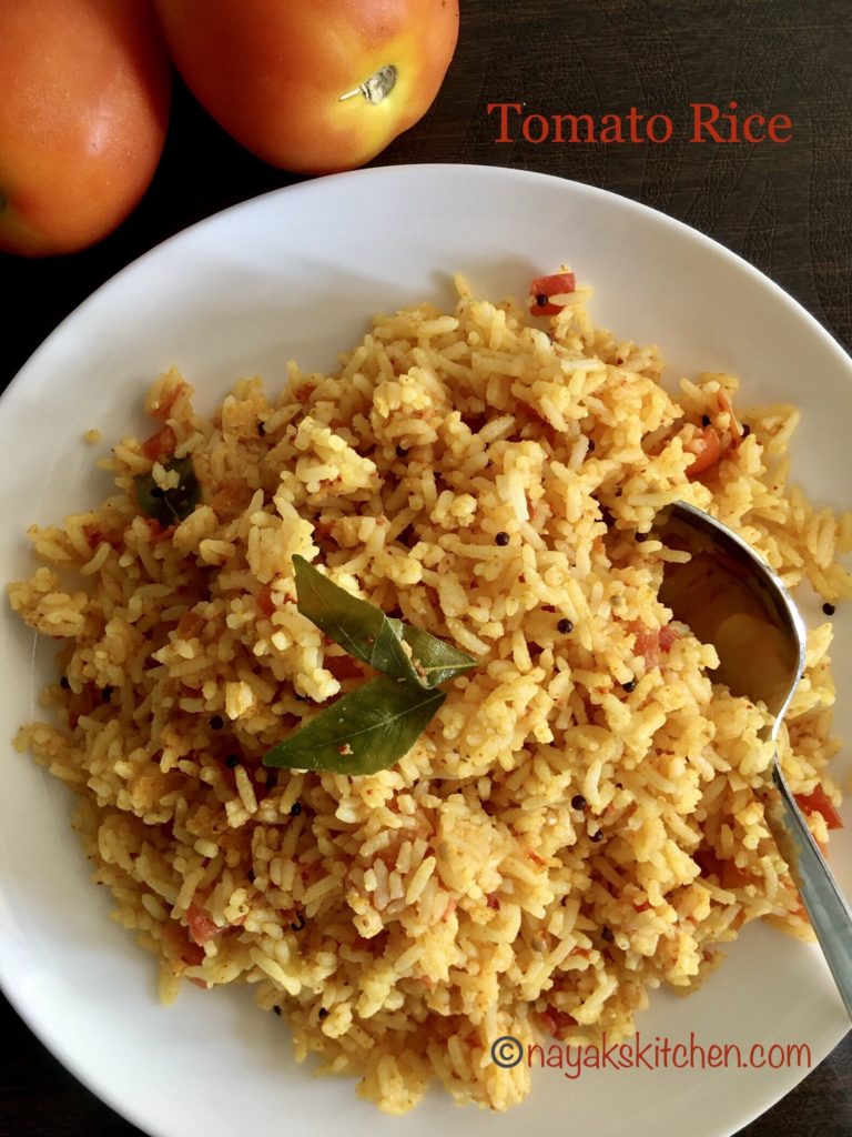 Tomato Rice | nayakskitchen - Your Own Pakshala
