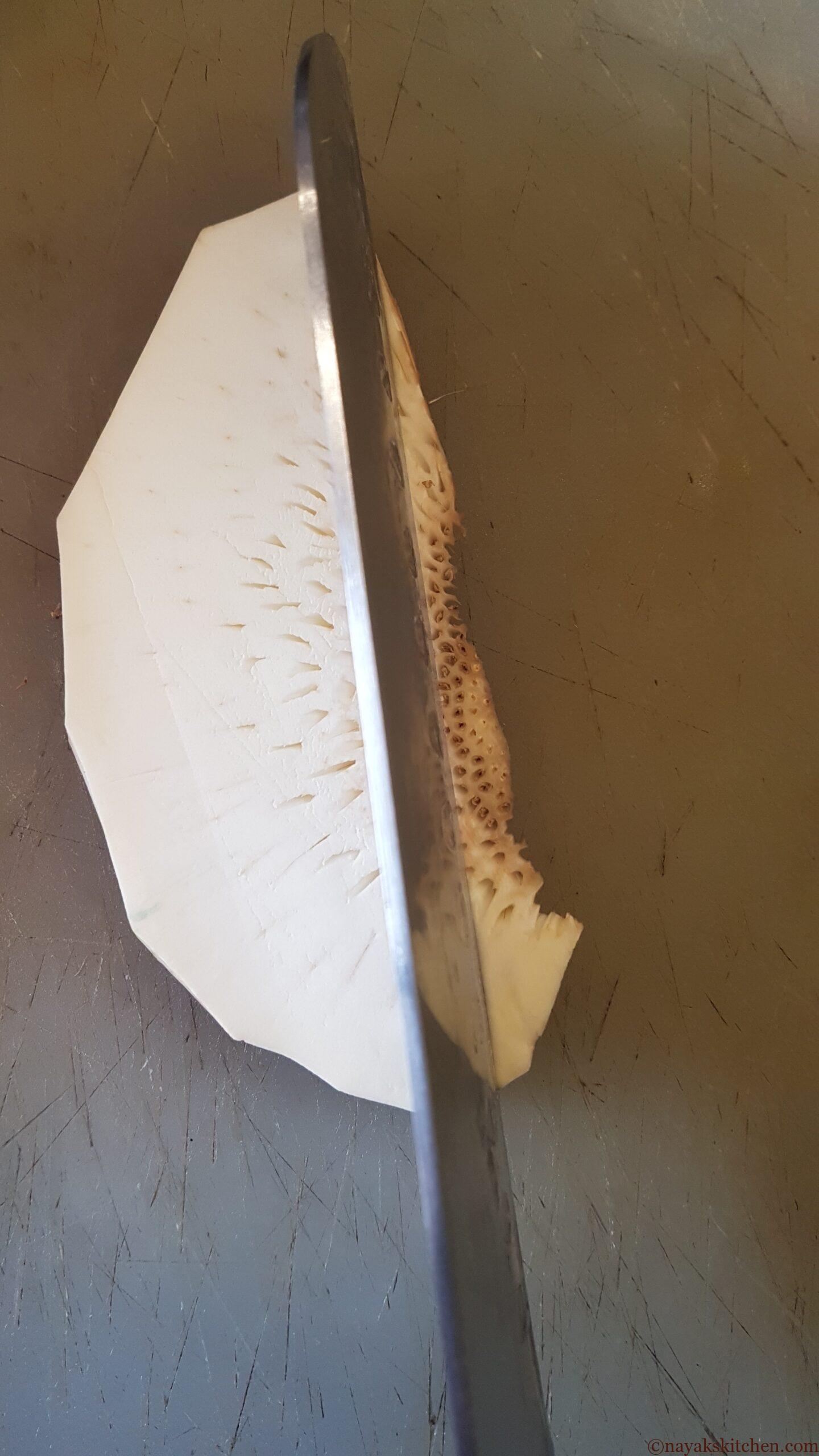 How To Cut A Breadfruit Easily? - nayakskitchen - Your Own Pakshala